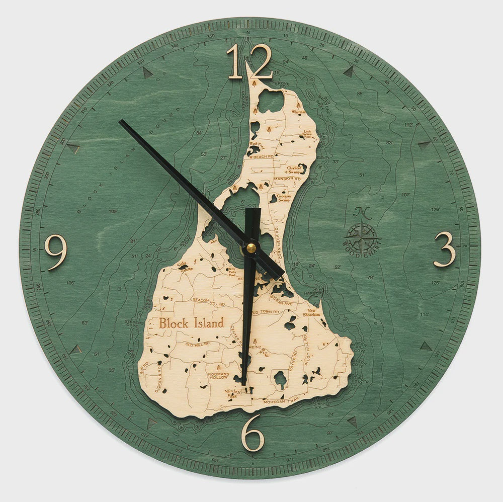 Block Island Clock – Scrimshanders